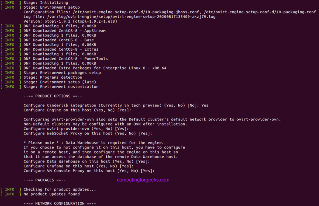How To Install Standalone oVirt Engine on CentOS 8 [Guide]