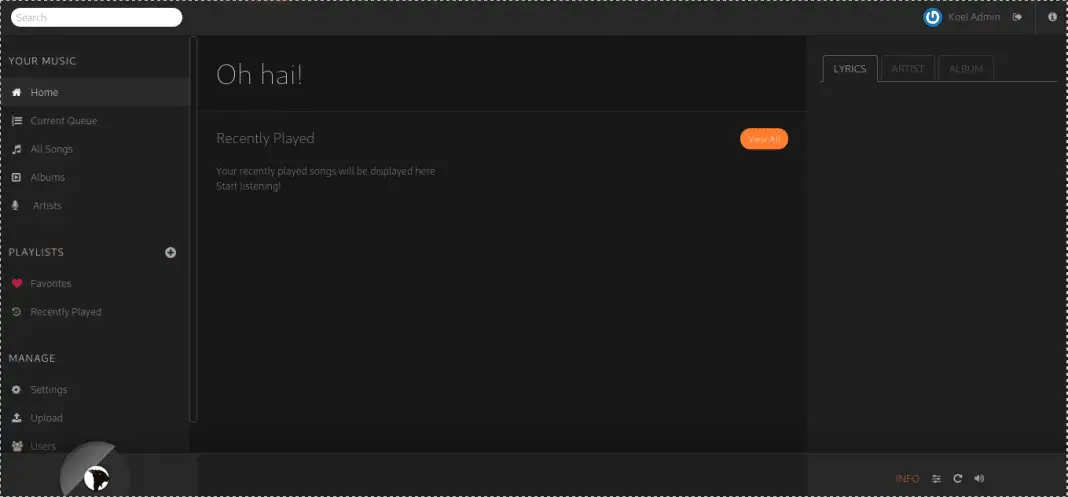 Build Your Own Music Streamer with Koel | ComputingForGeeks