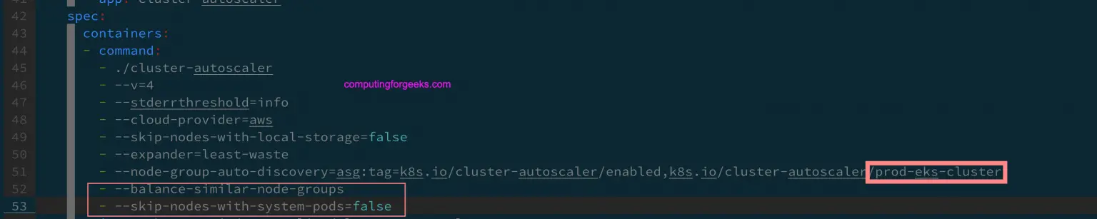 Enable Cluster Autoscaler In An Eks Kubernetes Cluster Computingforgeeks