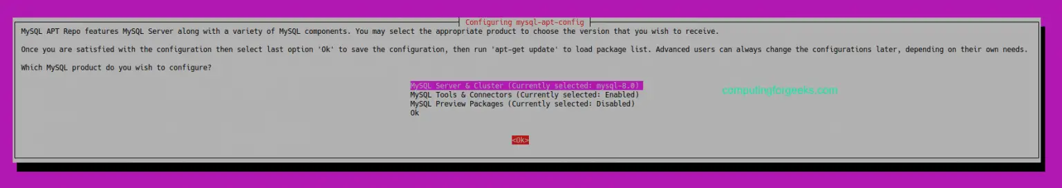 How To Install Mysql 5 7 On Ubuntu 20 04 Computingforgeeks