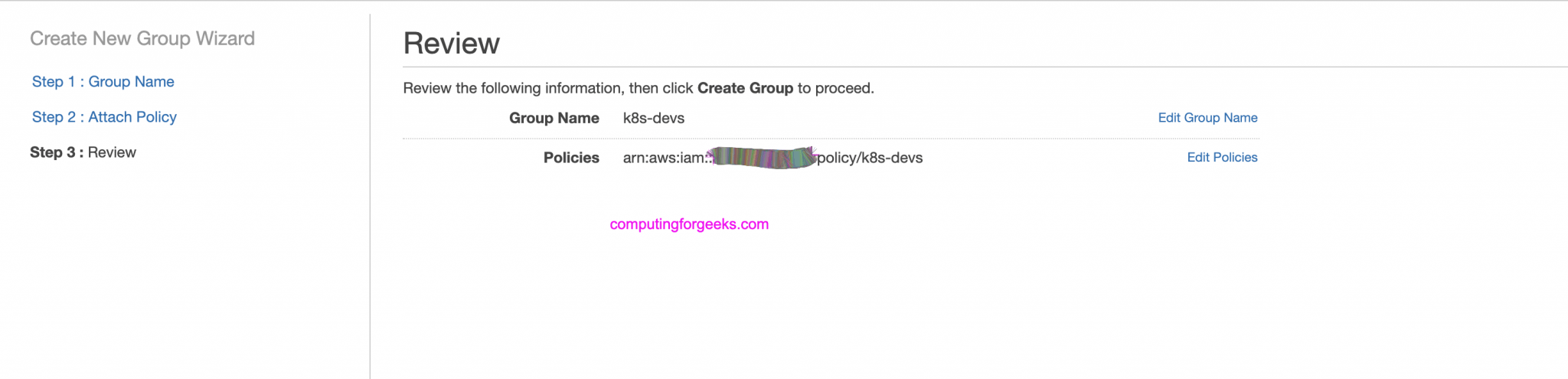 Grant Developers Access To Eks Kubernetes Cluster Computingforgeeks