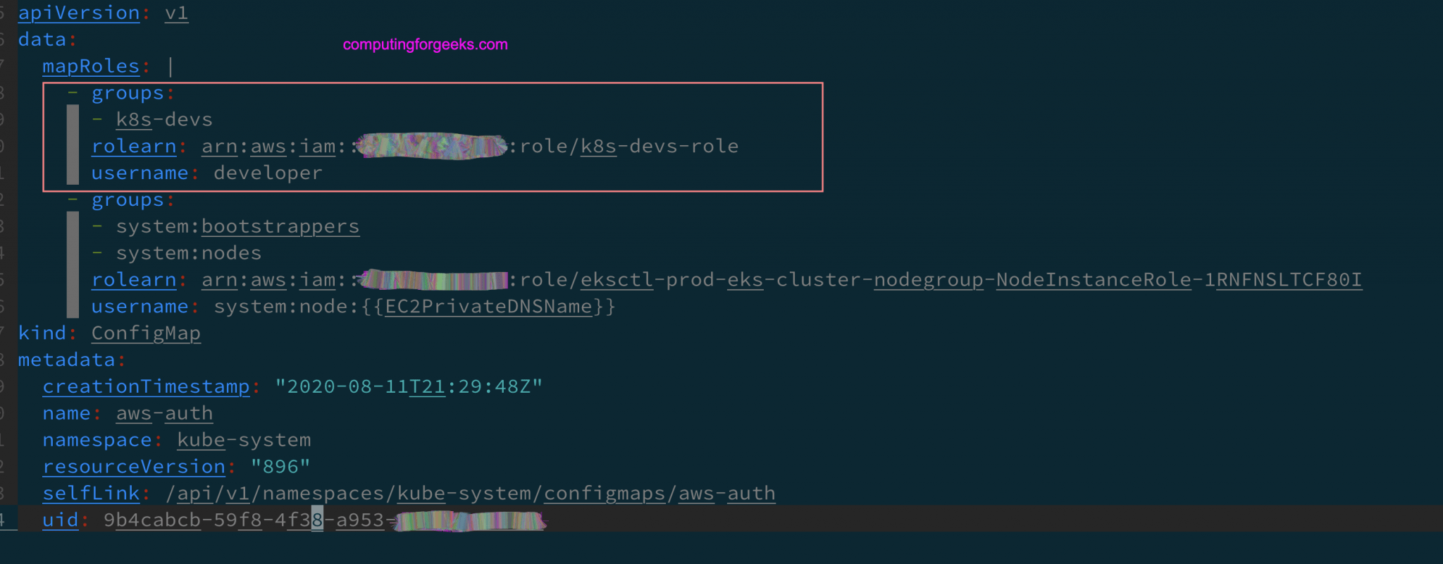 Grant Developers Access To Eks Kubernetes Cluster Computingforgeeks 8120