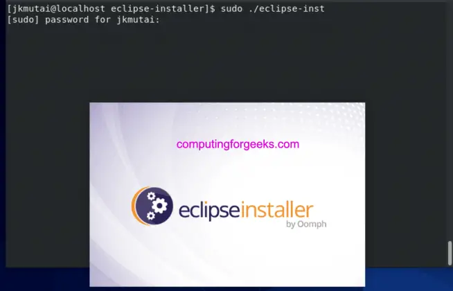 How To Install Eclipse IDE on CentOS 8 | RHEL 8 | ComputingForGeeks