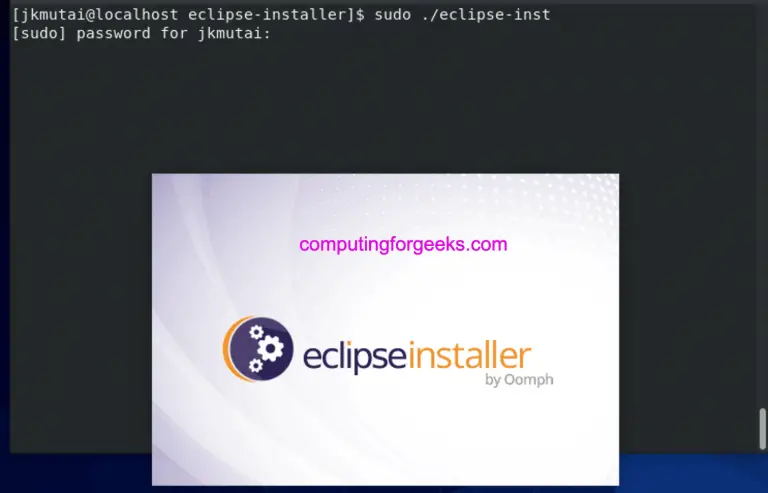 How To Install Eclipse IDE on CentOS 8 | RHEL 8 | ComputingForGeeks