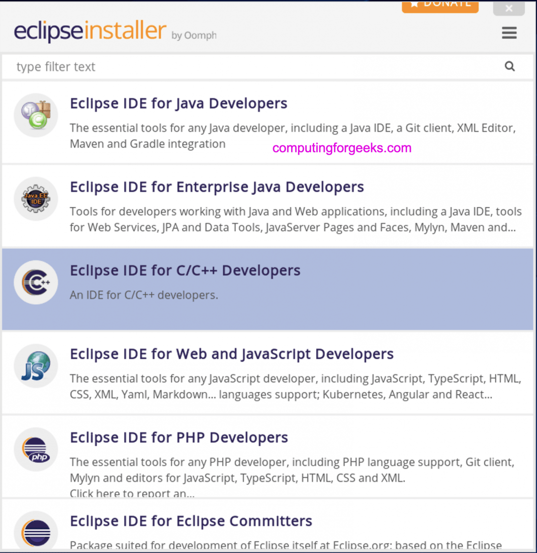 How To Install Eclipse IDE on CentOS 8 | RHEL 8 | ComputingForGeeks