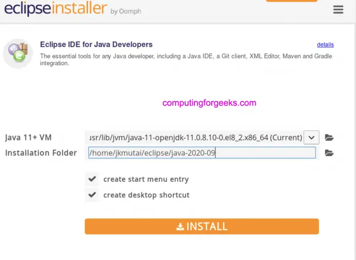 How To Install Eclipse IDE on CentOS 8 | RHEL 8 | ComputingForGeeks