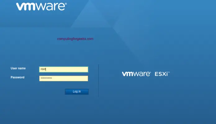 Install VMware vSphere ESXi 7 on Intel NUC 10/11 | ComputingForGeeks