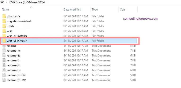 Install vSphere 8.0 – vCenter Server Appliance using Linux ...