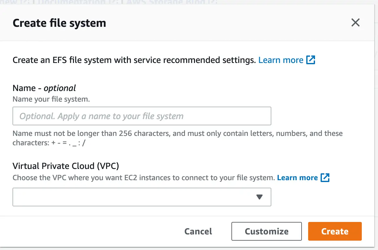 How To Create Aws Efs Filesystem With Cloudformation Computingforgeeks