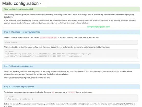 Install Mailu mail server on Ubuntu 22.04|20.04|18.04 | ComputingForGeeks