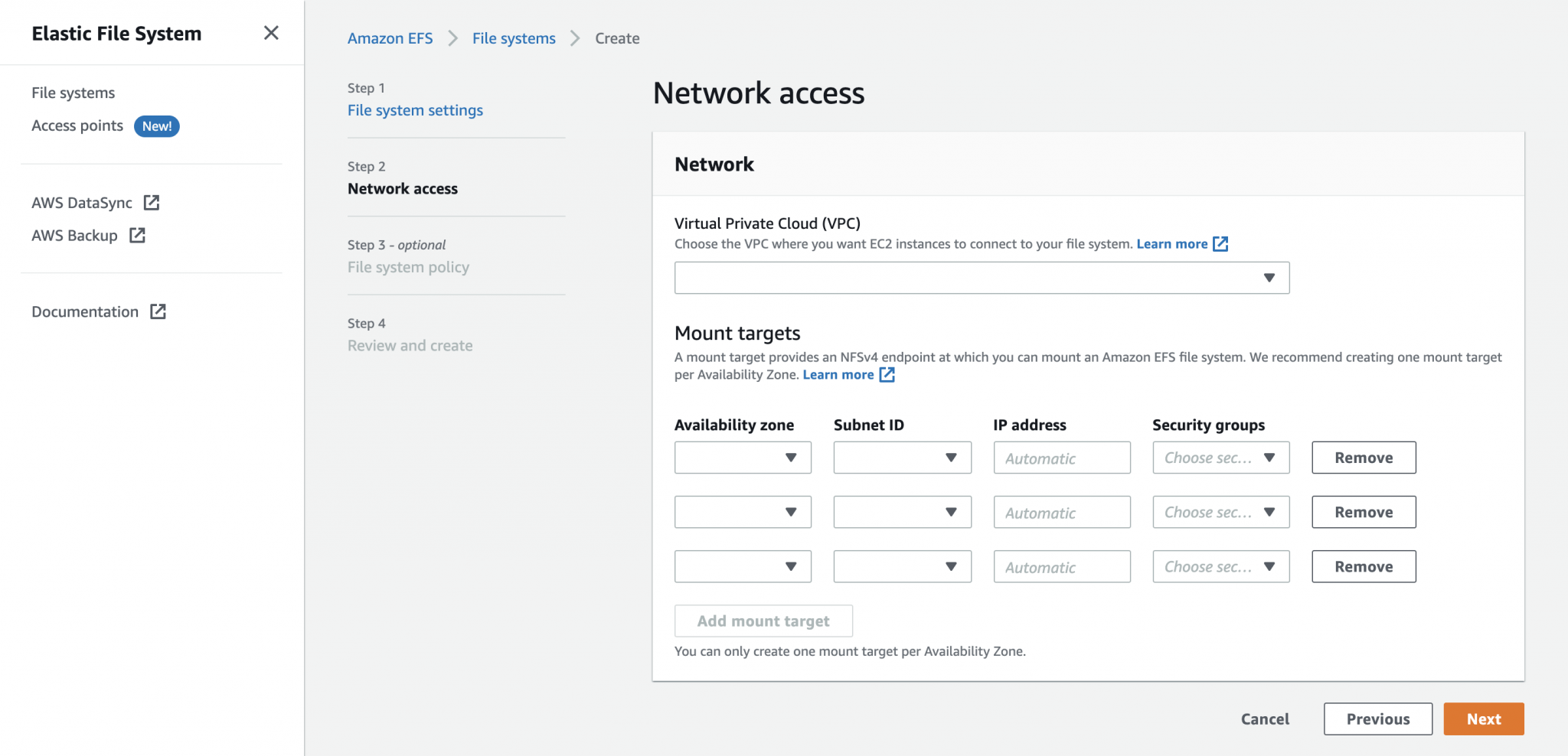 How To Create AWS EFS Filesystem With CloudFormation | ComputingForGeeks