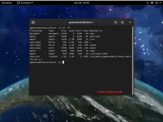 How To Install Fedora 33 – Step by Step With Screenshots ...