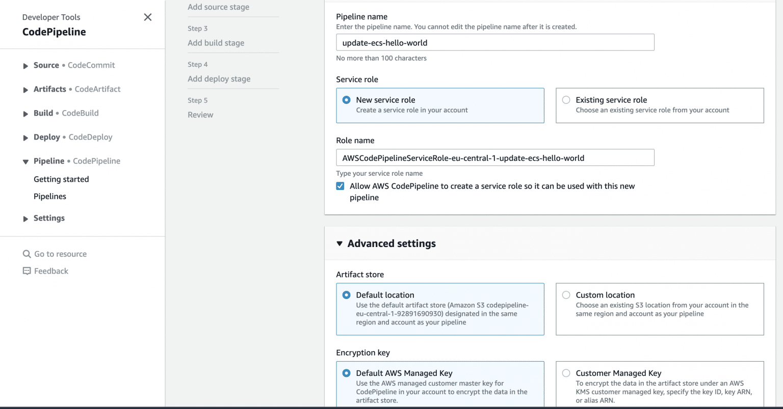 Aws Ecs Automatically Update Ecs Services Using Codepipeline Computingforgeeks