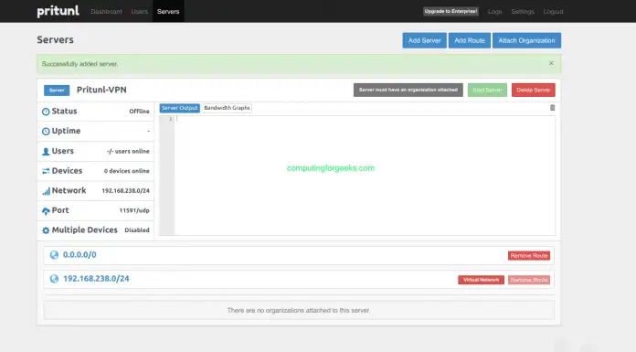 Install and Configure Pritunl VPN server on Ubuntu 20.04 | ComputingForGeeks
