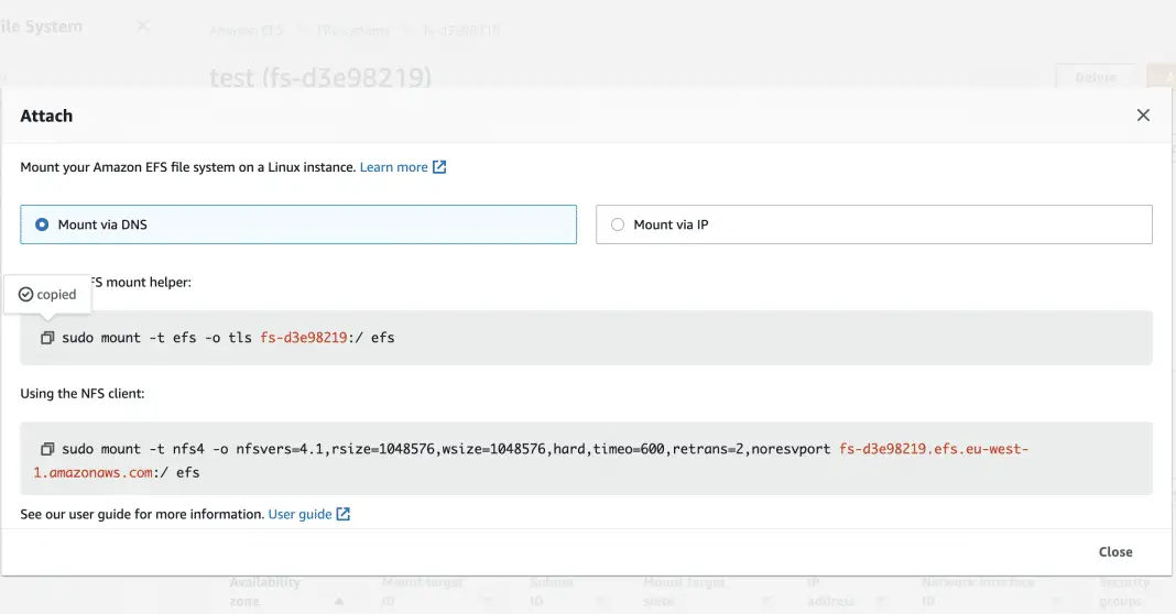How To Mount Aws Efs File System On Ec2 Instance Computingforgeeks
