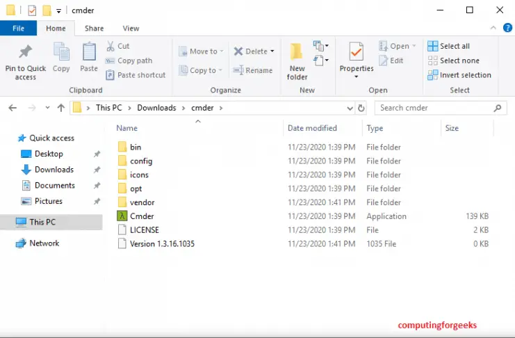 Install and Use cmder - Console Emulator for Windows | ComputingForGeeks