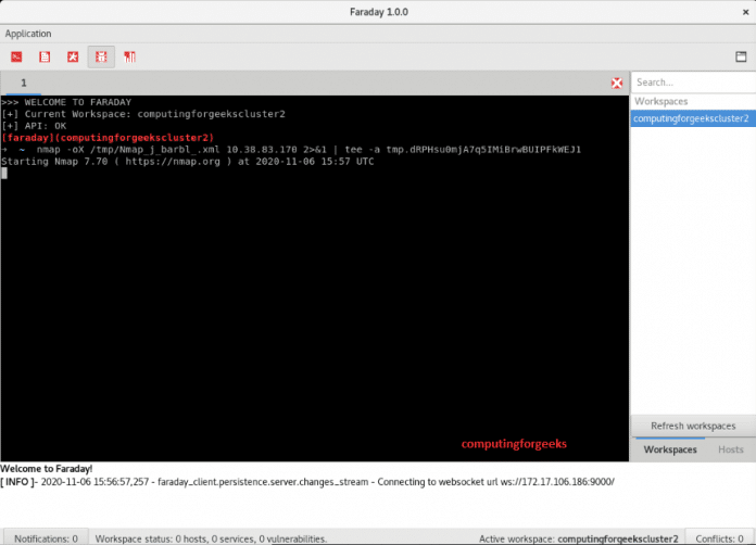 Faraday - Penetration Testing IDE & Vulnerability [Guide]