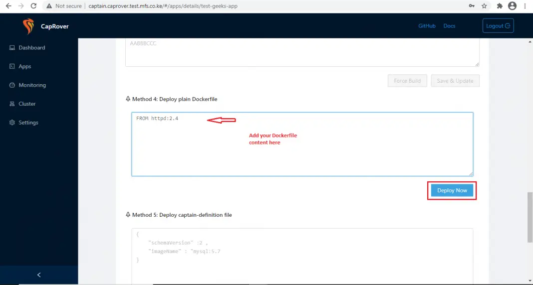 How To Setup your Heroku PaaS using CapRover | ComputingForGeeks