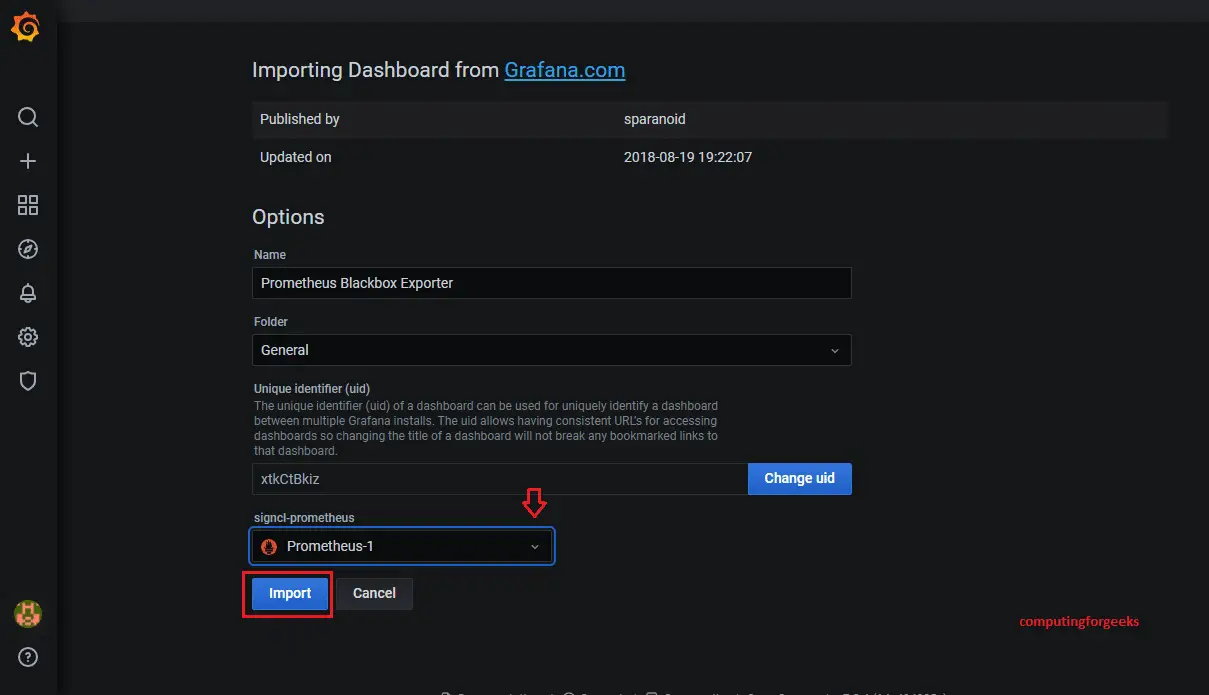 How To Monitor Linux Server Uptime with Prometheus | ComputingForGeeks