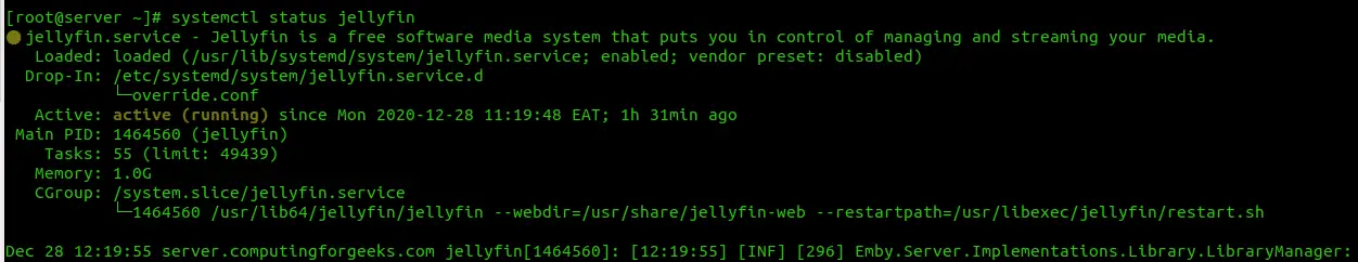 Install Jellyfin Media Server on CentOS 8|Rocky Linux 8 | ComputingForGeeks Install Jellyfin Media Server on CentOS 8|Rocky Linux 8 | ComputingForGeeks