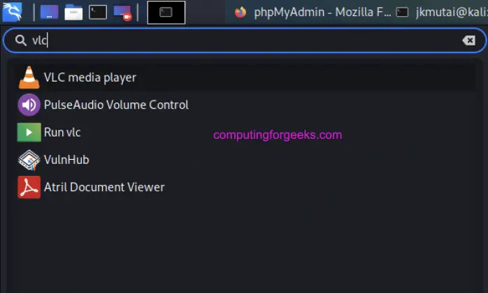 How To Install VLC media Player on Kali Linux | ComputingForGeeks