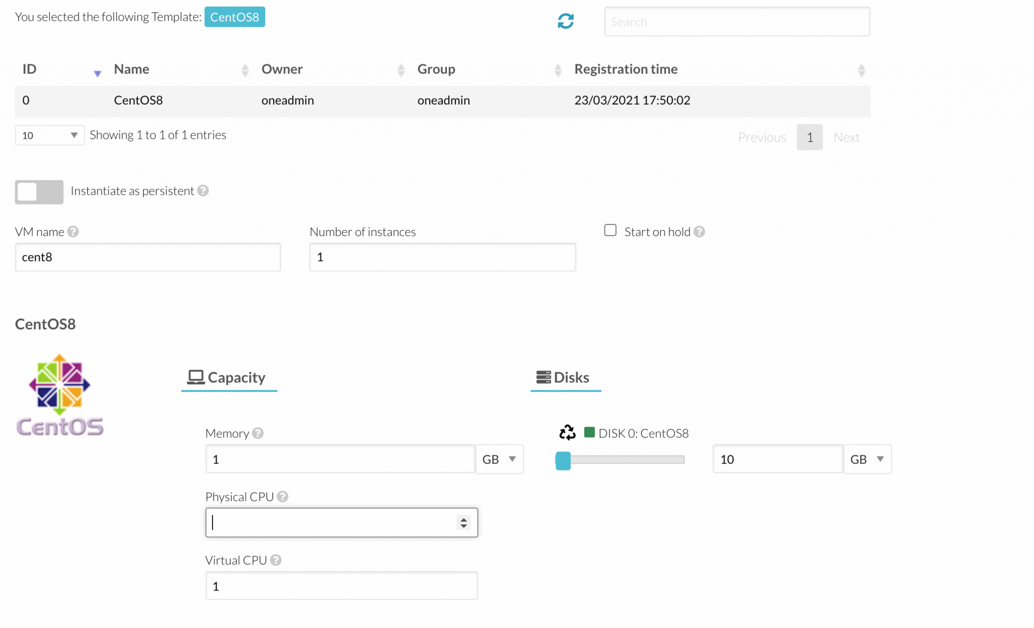 Create Centosubuntudebian Vm Templates On Opennebula Computingforgeeks