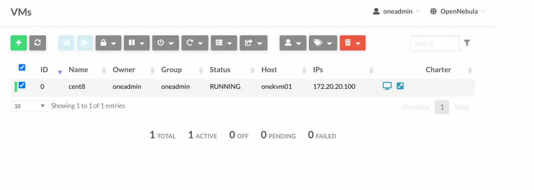 Create Centosubuntudebian Vm Templates On Opennebula Computingforgeeks