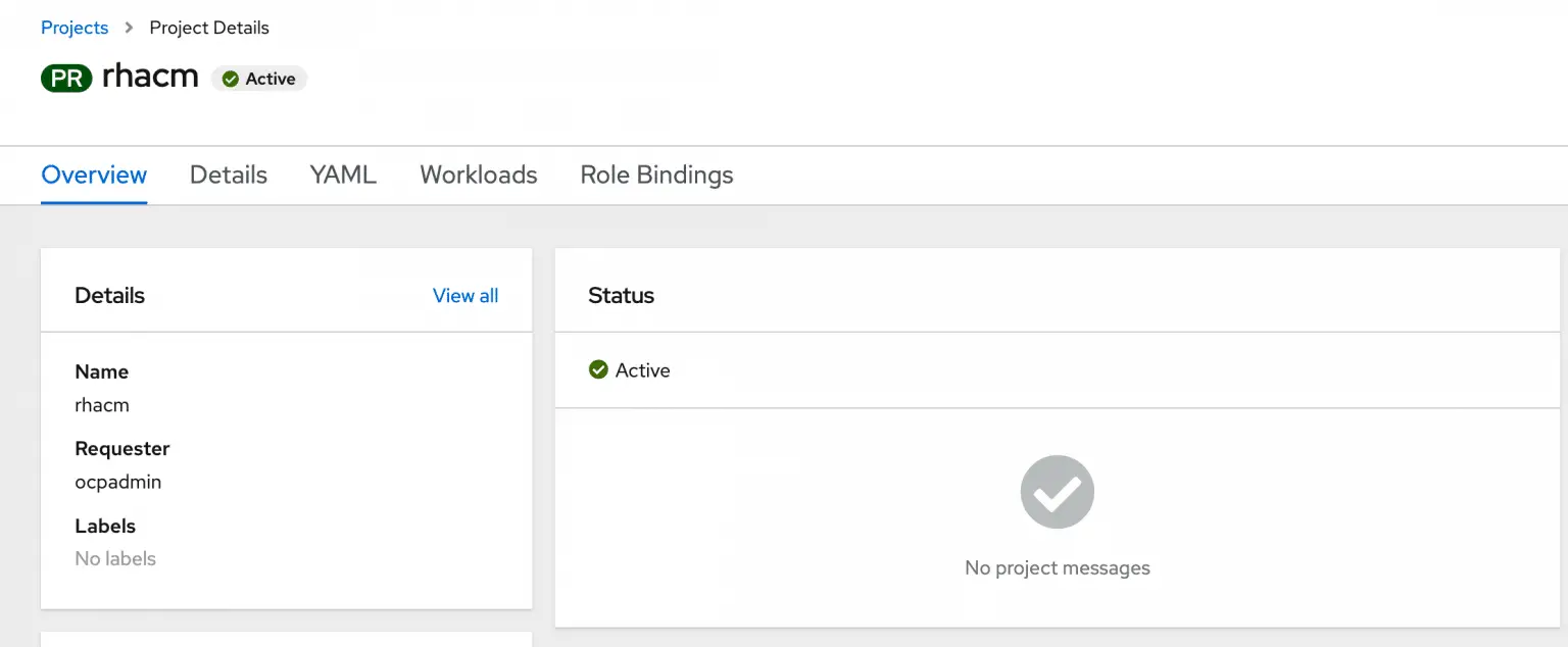Install Red Hat Advanced Cluster Management On Openshift 4 X Computingforgeeks