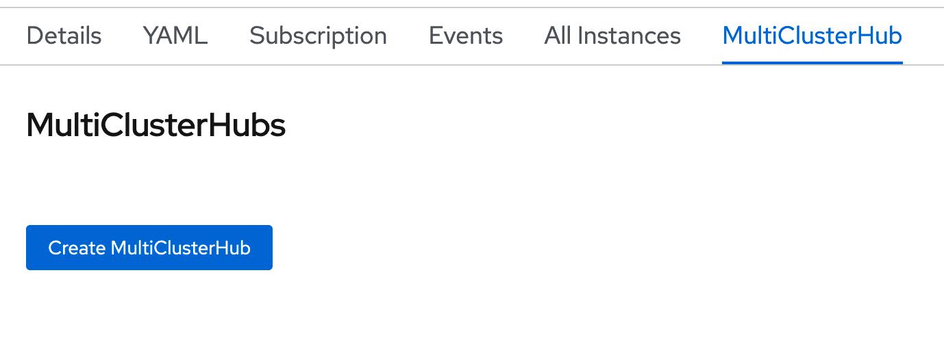 Install Red Hat Advanced Cluster Management On Openshift 4 X Computingforgeeks