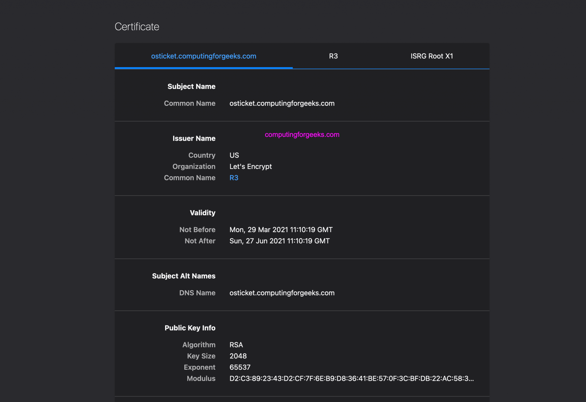 How To Secure Osticket With Let S Encrypt Ssl Certificates Computingforgeeks