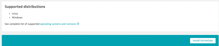 Install Dynatrace ActiveGate Environment on CentOS | Ubuntu | ComputingForGeeks
