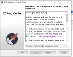 Managing XCP-ng Hypervisor with XenCenter | XCP-ng Center | ComputingForGeeks