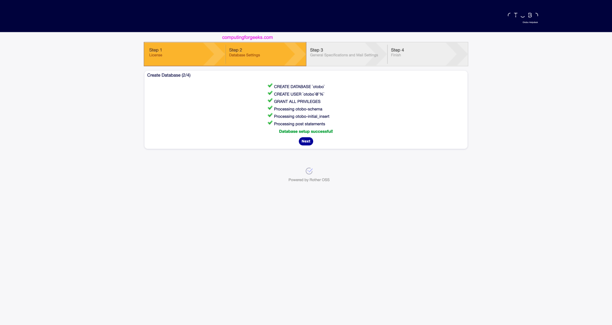Install OTRS (OTOBO) Ticketing system on CentOS 8 [Guide]