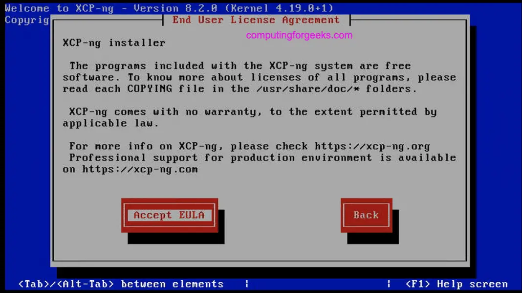Install Xcp Ng 82 Virtualization Platform Step By Step With Screenshots Computingforgeeks