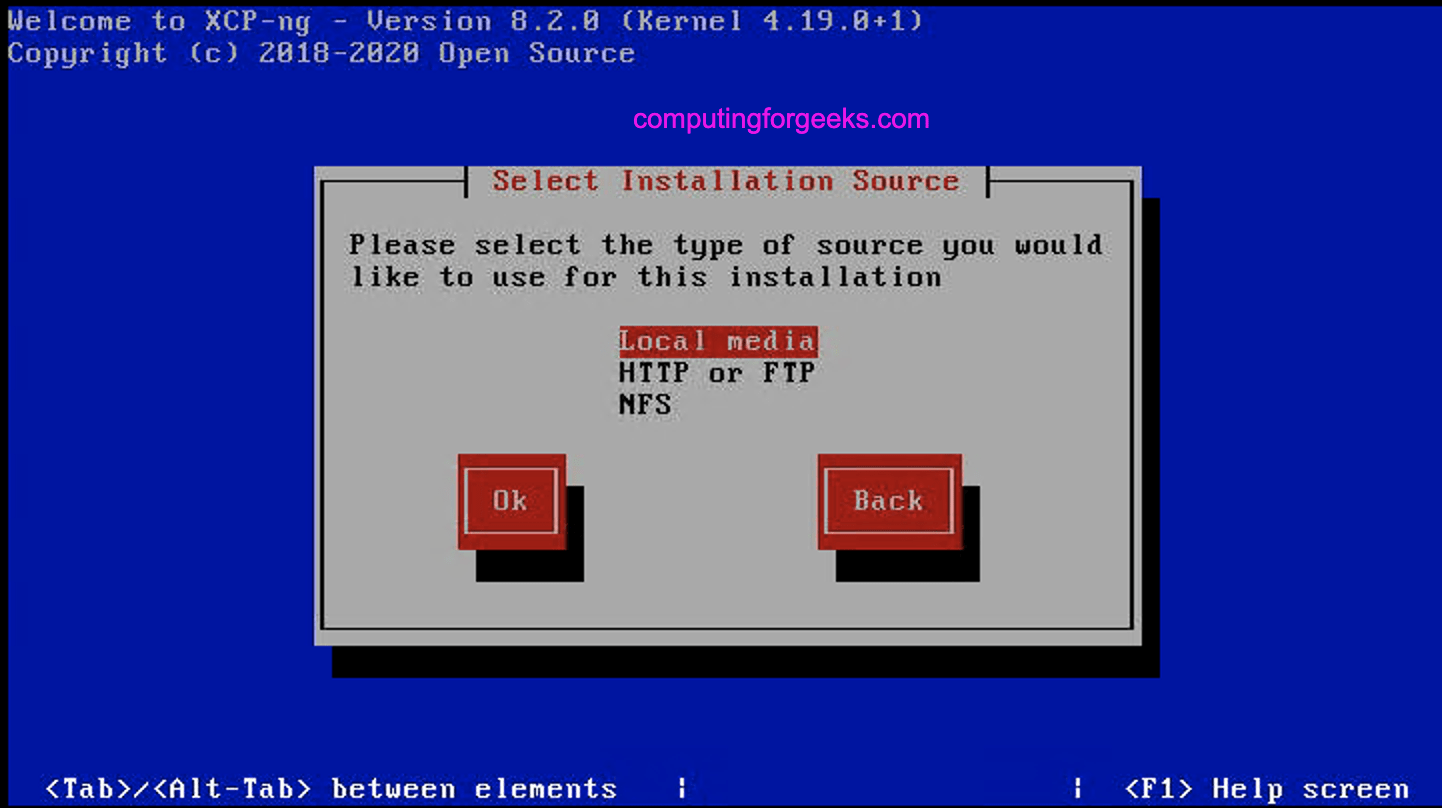 Install XCP-ng 8.2 Virtualization Platform - Step by Step with Screenshots | ComputingForGeeks