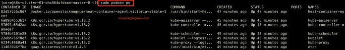 Create Kubernetes Cluster On Openstack Magnum With Fedora Coreos Computingforgeeks