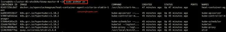 Create Kubernetes Cluster On Openstack Magnum With Fedora Coreos Computingforgeeks