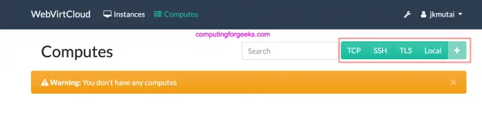 Install WebVirtCloud KVM Management on CentOS Stream 8 | ComputingForGeeks