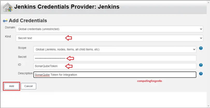 How To Integrate SonarQube with Jenkins | ComputingForGeeks