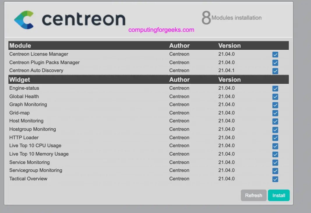 Install Centreon Monitoring Tool on CentOS 8 | Rocky Linux 8 ...
