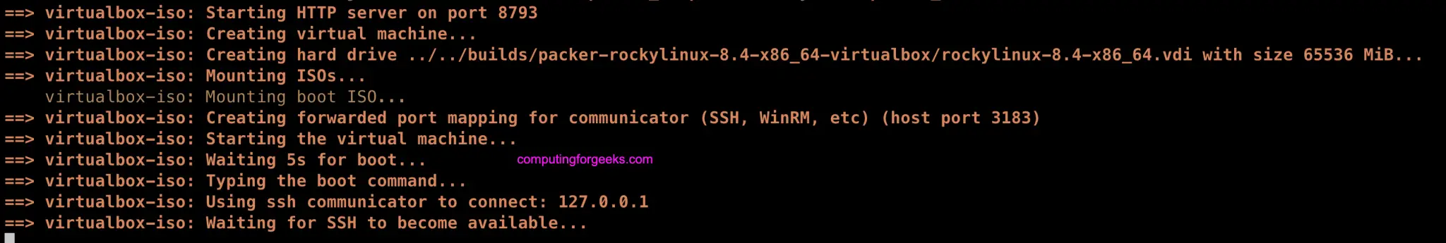 How To Create Rocky Linux 8 Vagrant Boxes Using Packer Computingforgeeks