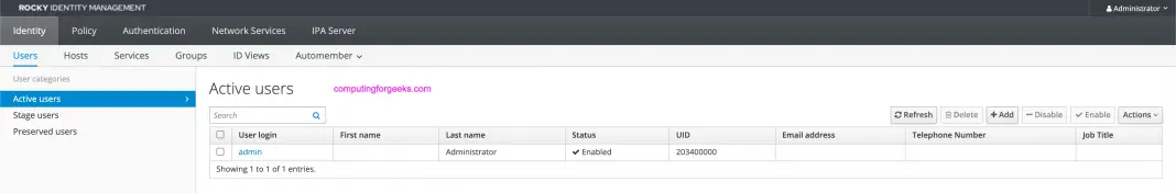 Install FreeIPA Server on Rocky Linux 9 / AlmaLinux 9 | ComputingForGeeks