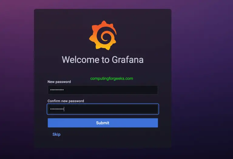 How To Run Grafana Server in Docker Container | ComputingForGeeks