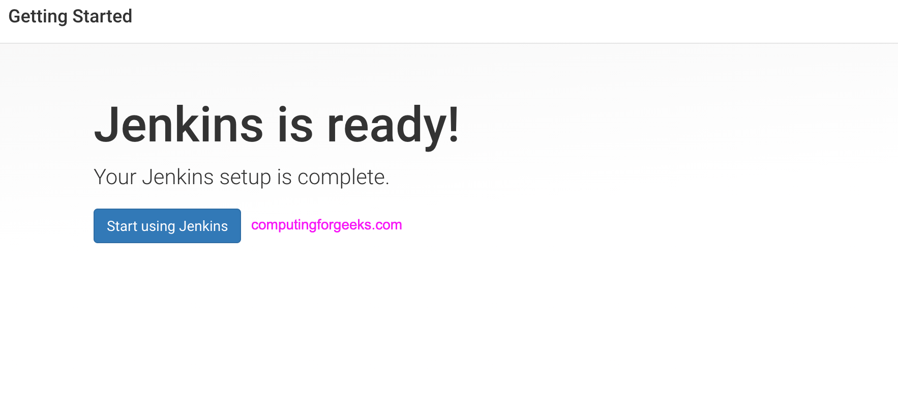 How To Install Jenkins on Rocky Linux 8 | ComputingForGeeks