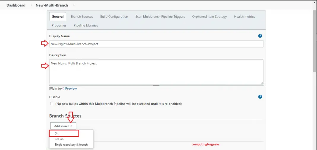 How To Use Multi-Branch Pipeline in Jenkins | ComputingForGeeks