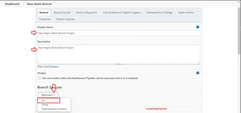 How To Use Multi-Branch Pipeline in Jenkins | ComputingForGeeks