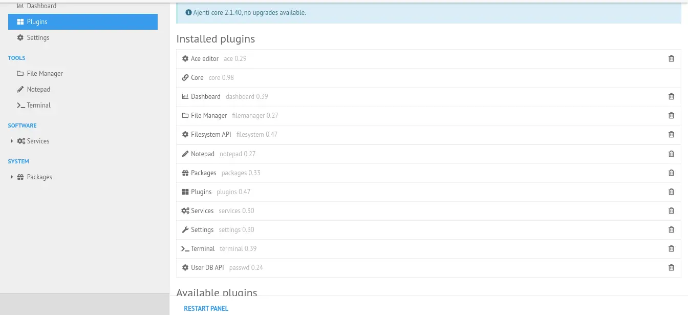 Install Ajenti Control Panel On Rocky Linux 8centos 8 Computingforgeeks
