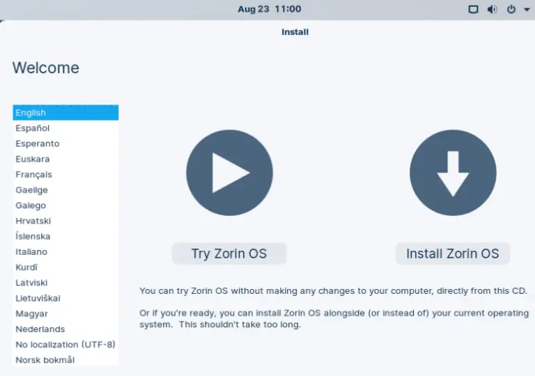 Install Zorin OS 16 - Step by Step With Screenshots | ComputingForGeeks