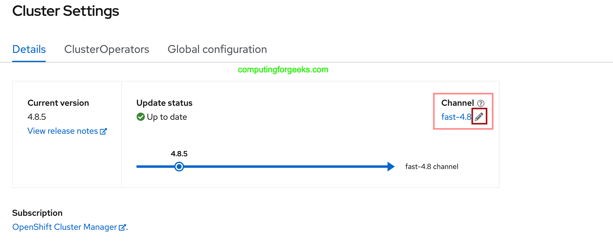 How To Upgrade Openshift Okd Cluster Minor Version Computingforgeeks 1015