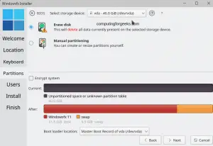 Install Windowsfx 11 - Step by Step With Screenshots | ComputingForGeeks